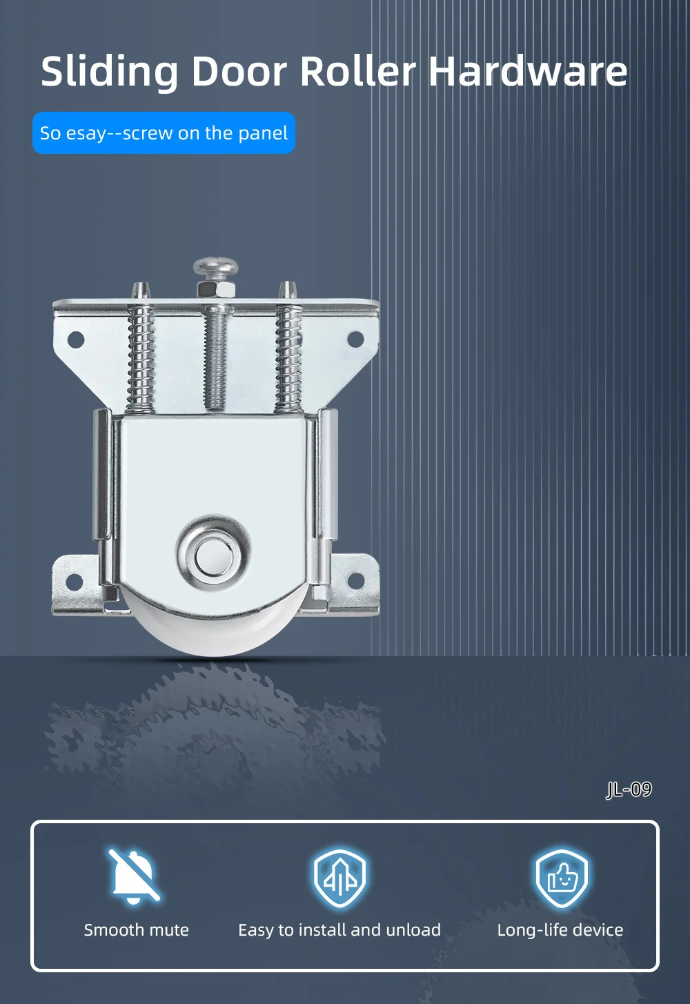 Job Sliding Door Bottom Guide Wardrobe Sliding Door Roller System ...