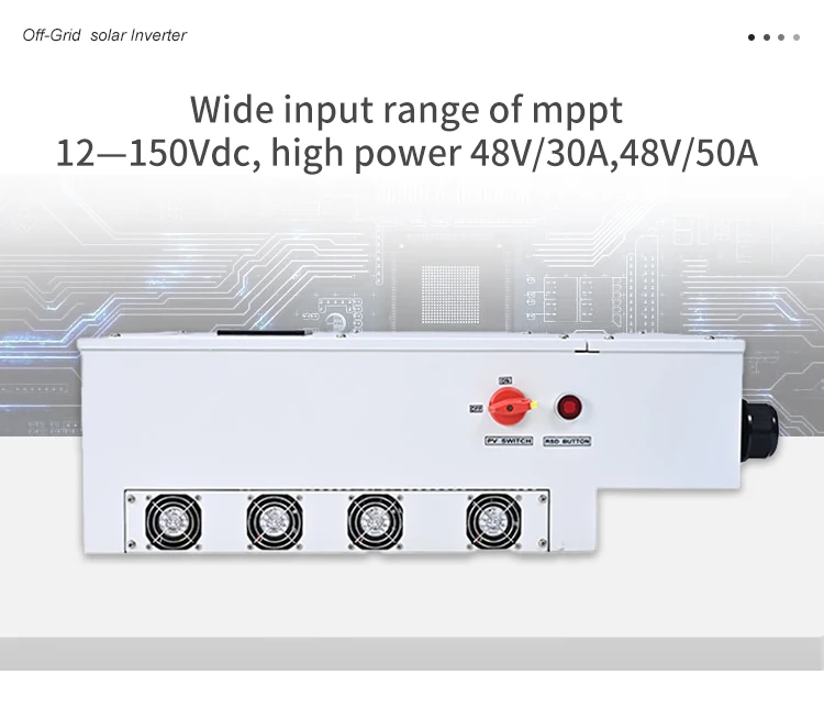 WTHD Hybrid Solar Inverter - 8KW Efficiency & Parallel Kit