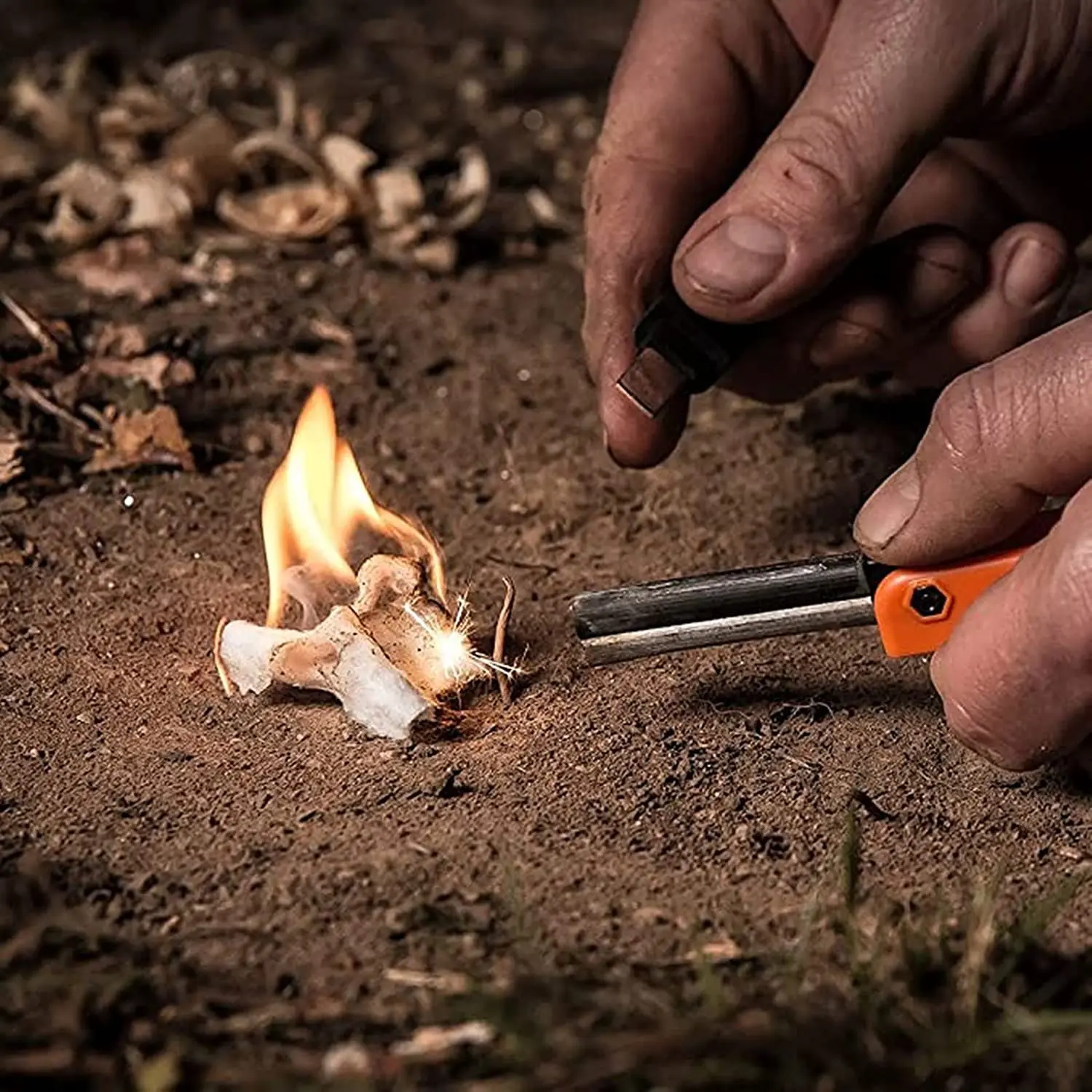 Camping BBQ Grill Fireplace Wood & Pellet Stove Fiber Tinder ...