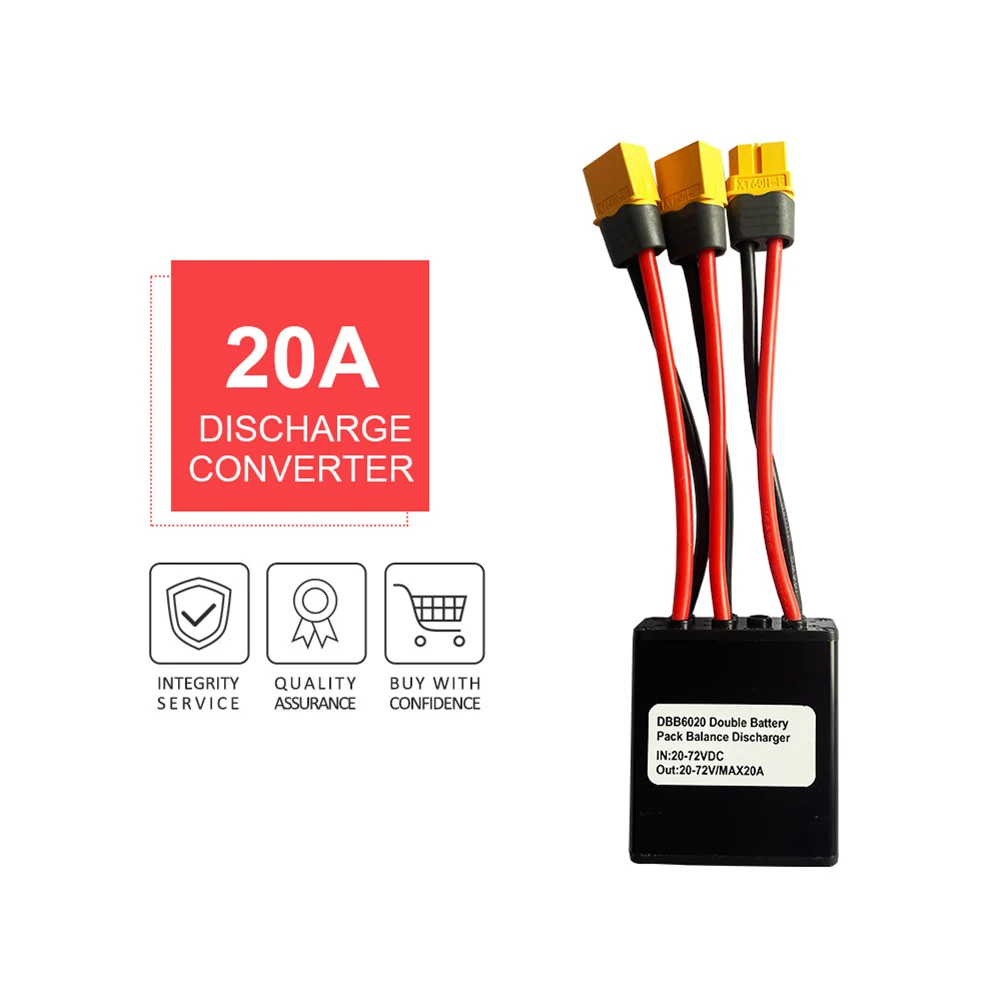 20v-72v Dual Battery Connector For Increase The Capacity By Connecting ...
