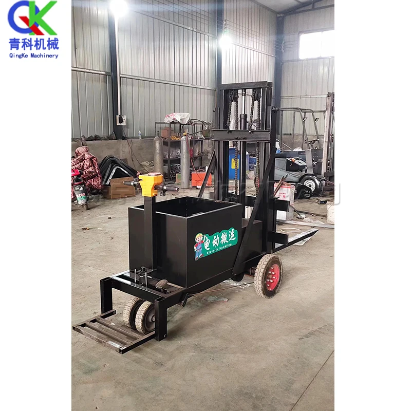 0.5 Tons Electric Forklift Standing Electric Forklift Mini Cargo ...