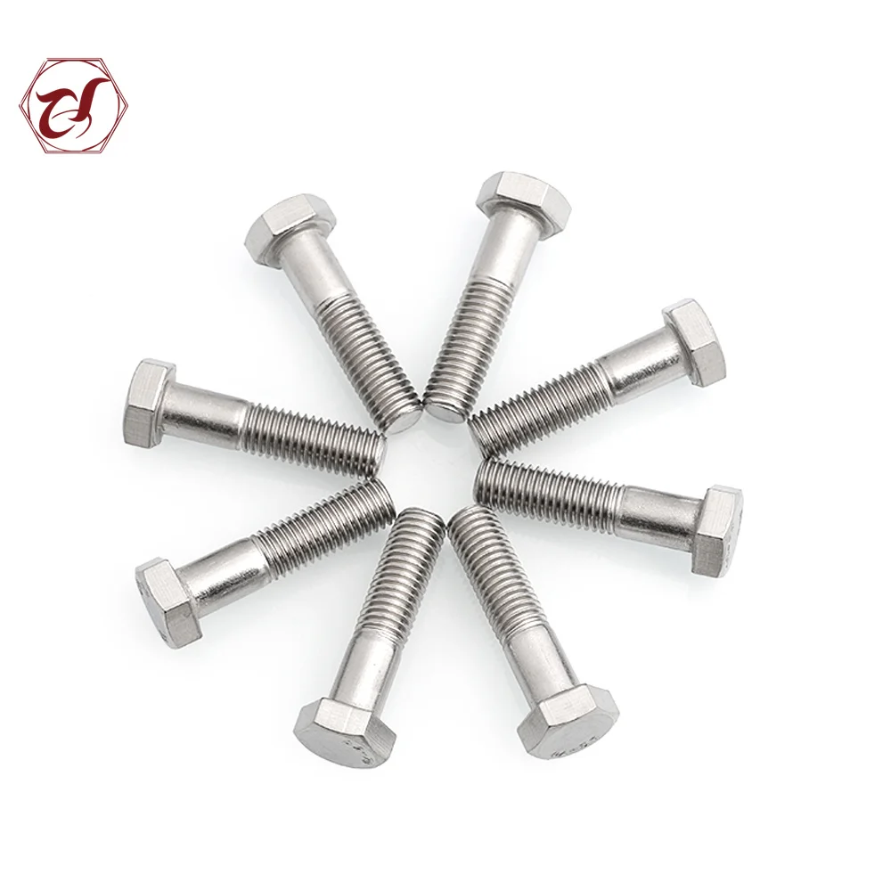 Din931 Hex Bolts Stainless Steel Hex Half Thread Bolt With High Quality - Buy Hex Bolt,Half ...
