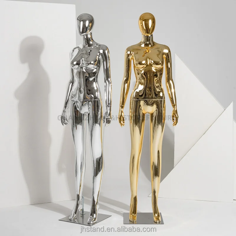 Alibaba.com: Luxury Shinny Full Body Mannequin, Silver/Gold Finish ...