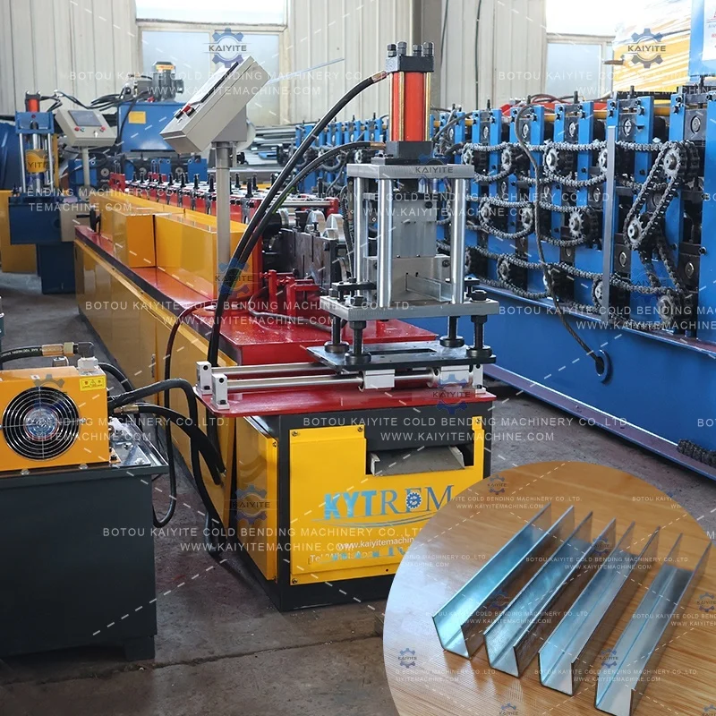 Roller Shutter Door Bottom Beam Forming Machine with PLC Control ...