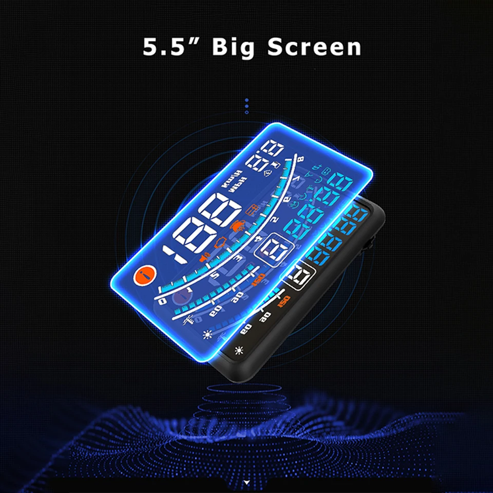 V41 Obd2 Head Up Led Display Screen For Car - Wired & Oem | Wholesale