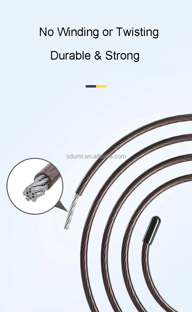 Counting Skipping Rope Led Adjustable Wireless Pvc Weighted Digital ...