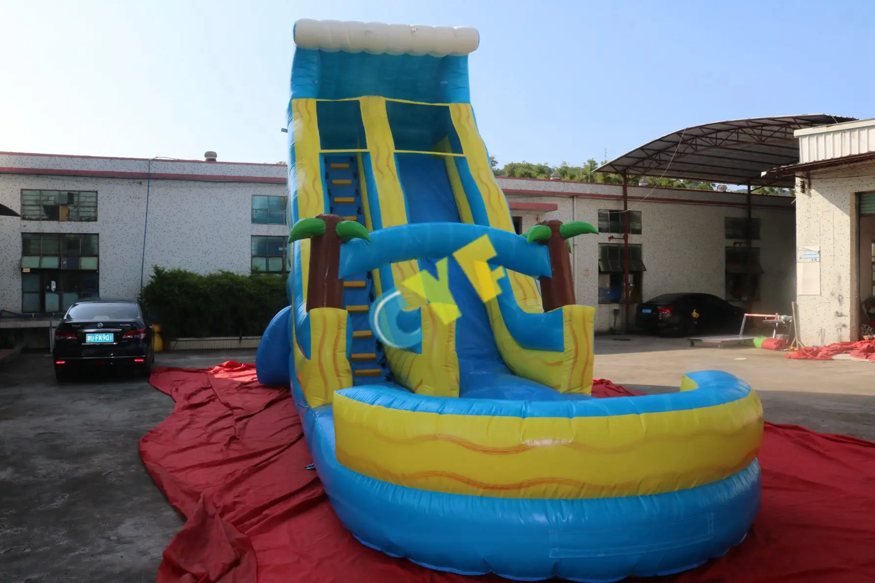 Inflatable Pool Slide Water Inflatable Slide Used Inflatable Water ...
