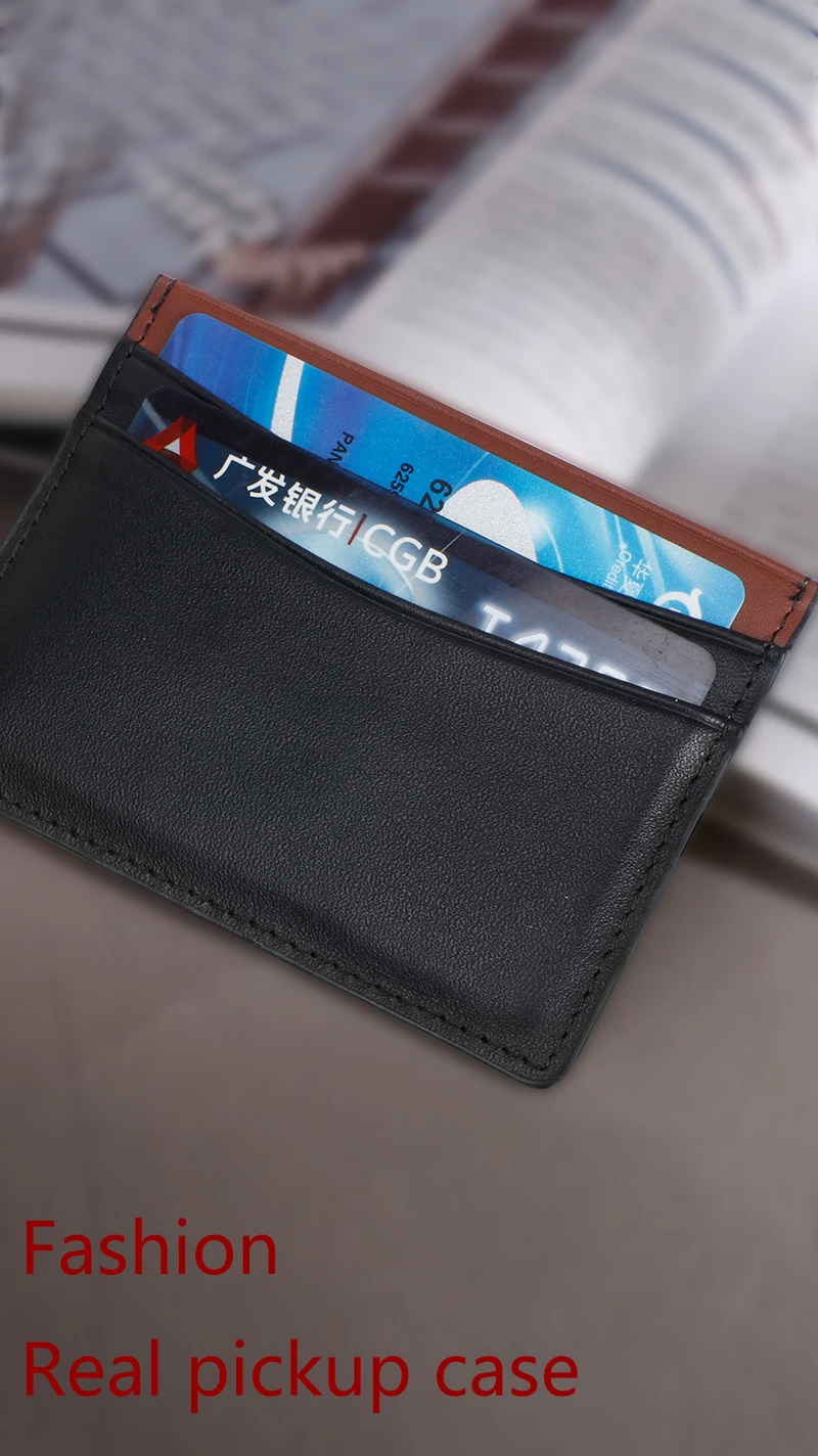 Blu Flut Full Grain Leather Mini Card Holder For Women And Mens Thin ...