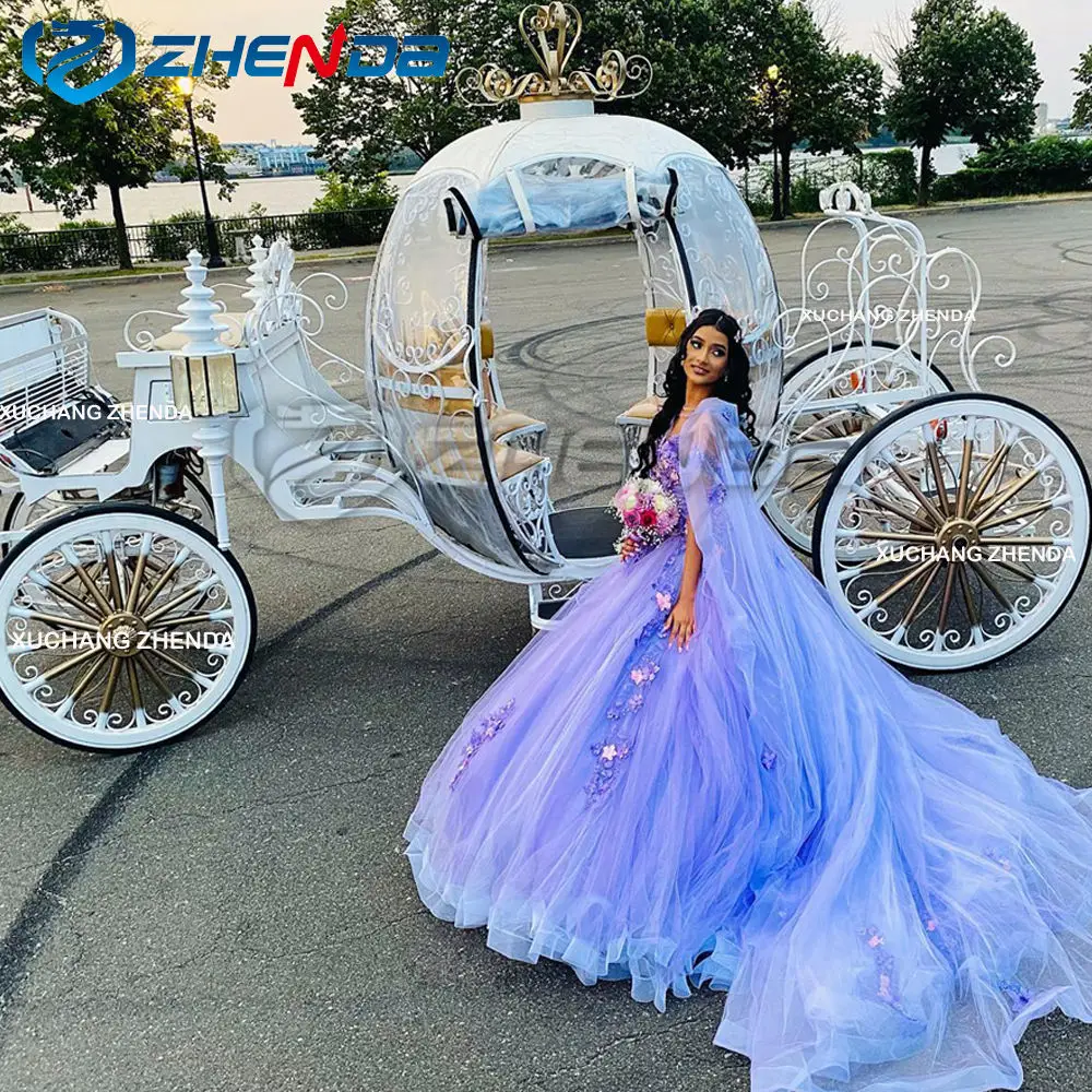 European Unique Design Wedding Carriage Exquisite Princess Carriage ...