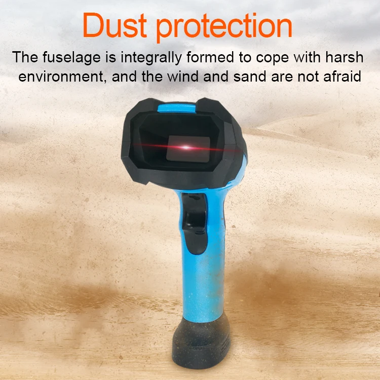 Ticode IP68 Water Proof 2D Wireless Barcode Scanner for Industrial Use