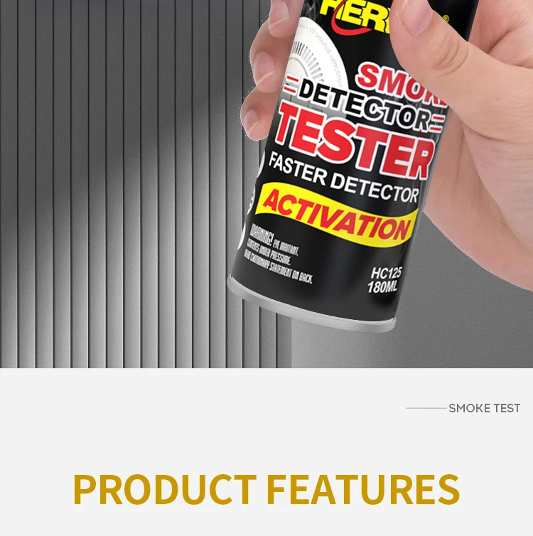 HERIOS Smoke Detector Tester - Reliable 180 ML Spray