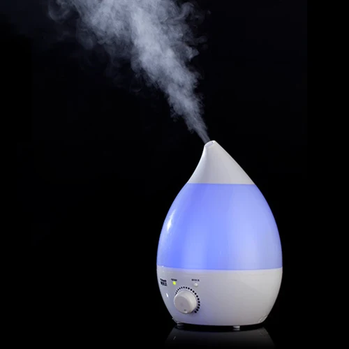 Runal 3l 7 Led Changing Colors 4l Blue Water Drop Home Cool Mist ...