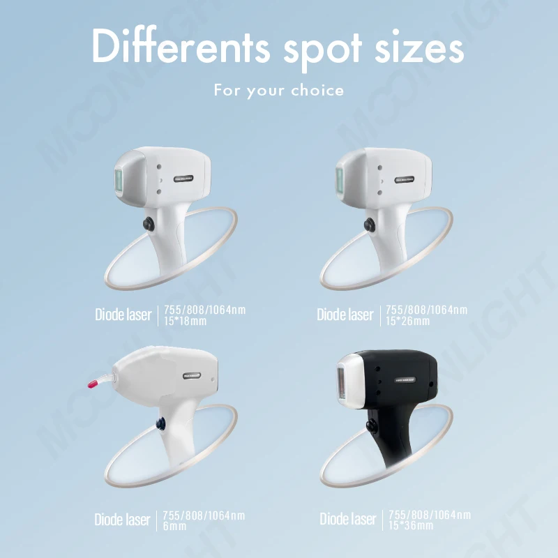 Factory 4 Wavelength Diode Laser Hair Removal Machine with 13 Handles 755nm 808nm 1064nm Slim ...