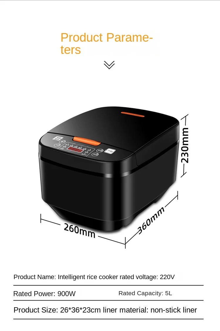 In Stock Silver Crest 5l Automatic Smart Digital Touch Lcd Multi Non ...