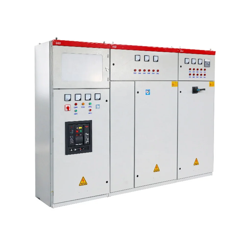 Power distribution control panel electrical cabinet GGD type switchgear ...