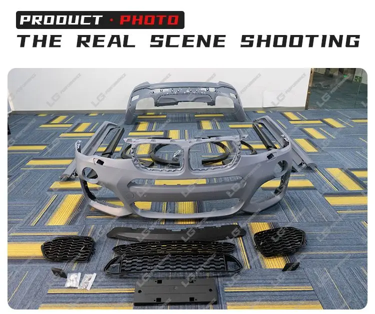 X4m Style Body Kit For Bmw X4 F26 With Front Rear Bumper Rear Diffuser ...