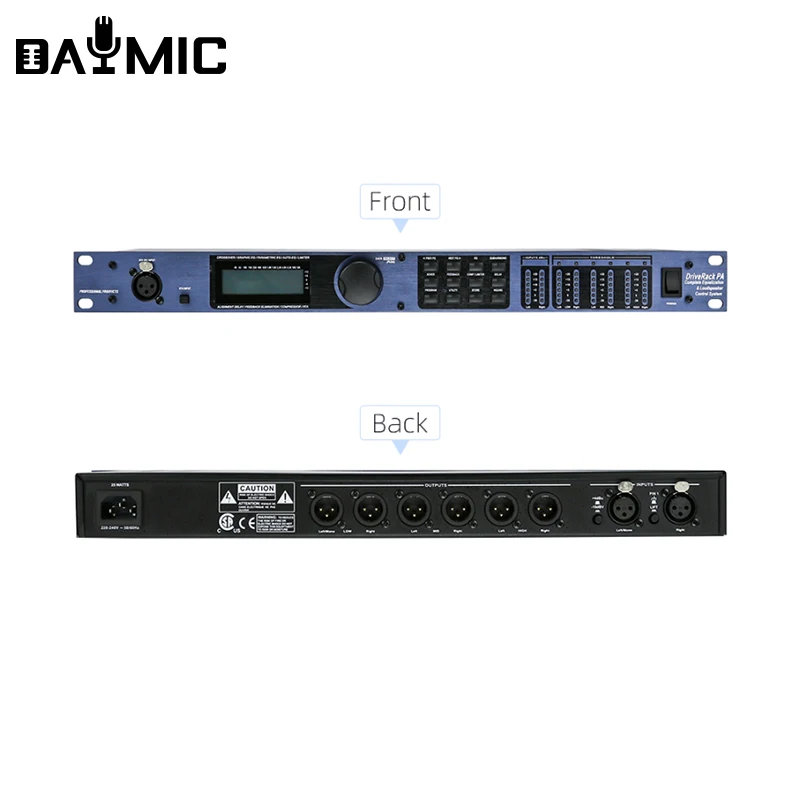 Aoshen Pro Processor Audio Power Amplifier With L R Low Mid High Audio ...