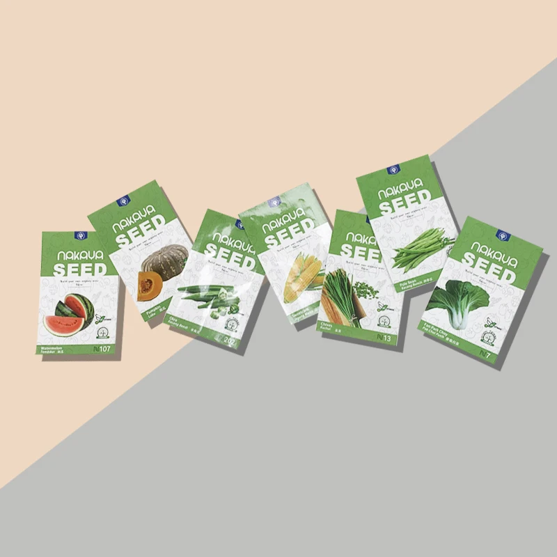 Nakava 3 Side Seal Bag - Laminated Aluminum Foil Seed Packet