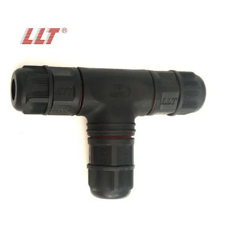 T-type Waterproof Connector 2 Pin Ip68 250v&15a Electrical Wire Cable ...