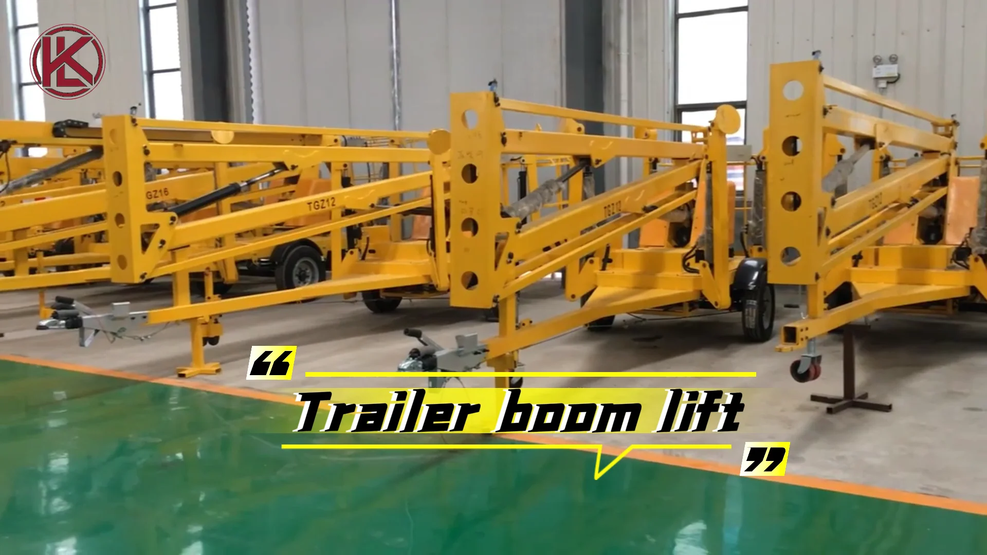 Towable Articulating Boom Lift Man Lift Aerial Work Platform Cherry ...