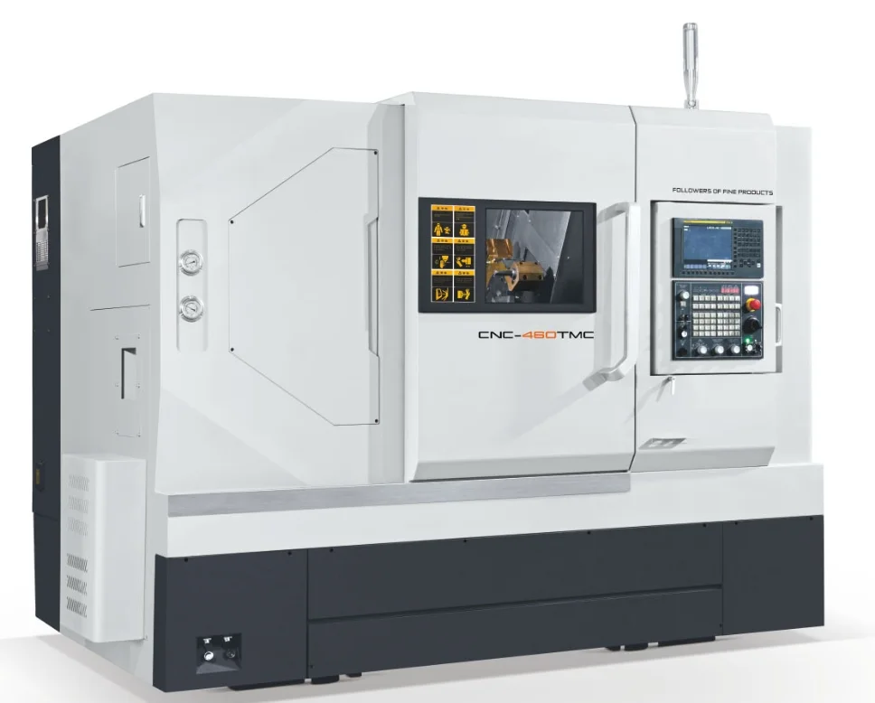 Heavy Duty Small Cnc Slant Bed Lathe Machine Single Spindle Fanuc Siemens Gsk Control Systems ...