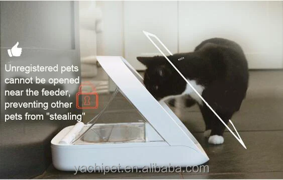 Automatic Pet Feeder Microchip Pets Feeder Suitable Both Wet Dry Food ...