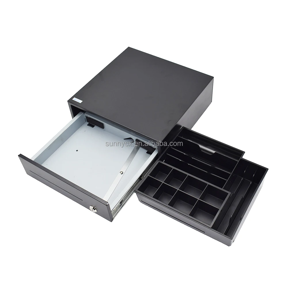 308mm Heavy Duty Stainless Steel Slip Cash Drawer 7 Bill And 8 Coin ...