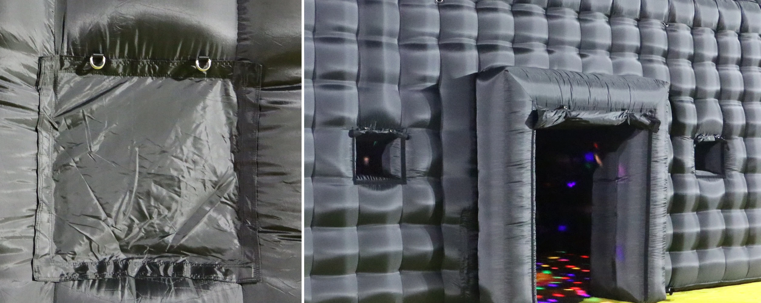 28x18ft Large Black Blow up Inflatable Nightclub for Events