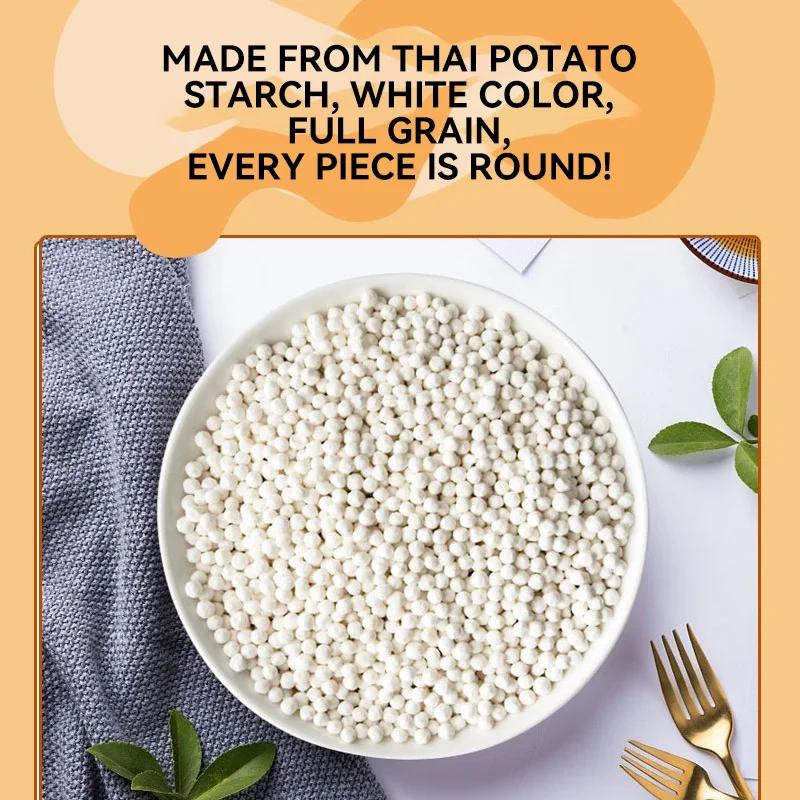 Wholesale High Quality Thai White Sago Tea Brewing Ingredients For Tea ...