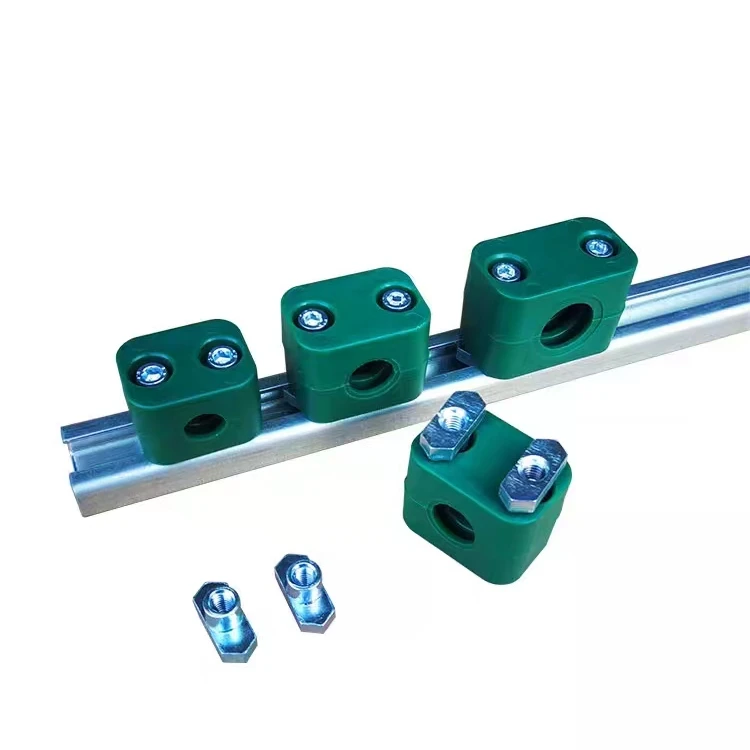 Tube Rail Clamp Hardware Hydraulic Pipe Clamps Plastic Hydraulic Light ...