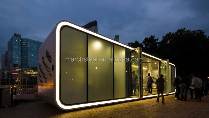 20ft And 40ft Modular House Indoor Home Office Pod Apple Cabin Office ...