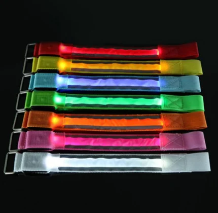 Arm Warmer Belt Bike Led Luminous Armband Led Safety Sports Reflective ...