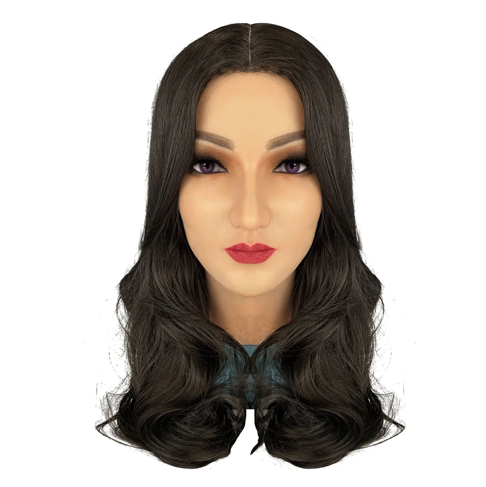 Artificial Actor Actress Silicone European Girl Head Mask For Man To ...