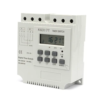 Kg317t 3 Phase 380v 30a Timer Switch 3phase Electric Timer - Buy ...