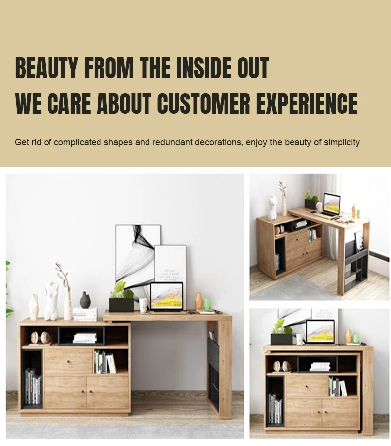 L-Shaped Desk Hinges with Telescopic Folding Mechanism & Space Saving ...