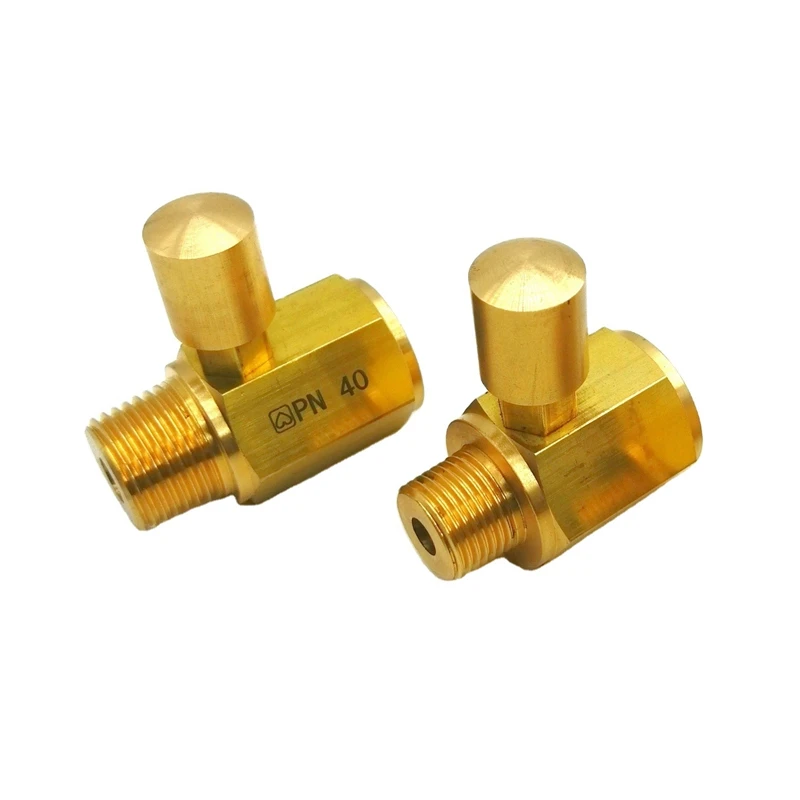 Manual Push Button Brass Air Control Shut On Off Valve Brass Button ...