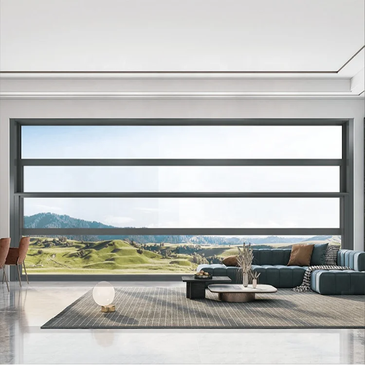 Vertical Hinge Window - Automatic Balcony Guillotine Slide