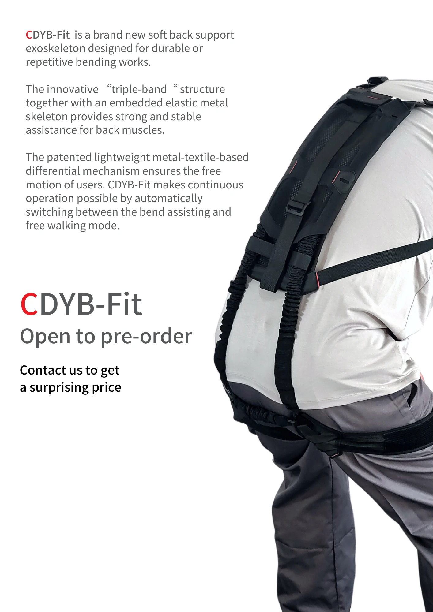 Decompression Porter Exoskeleton - Wearable Assistive Suit
