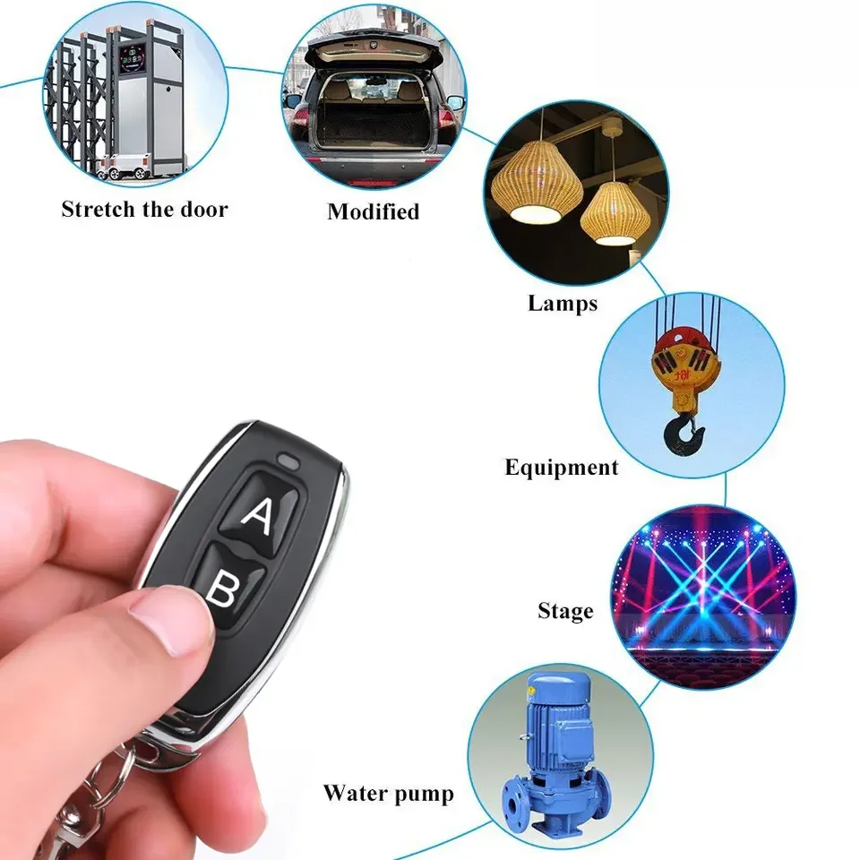 433mhz Rf Remote Control Circuit Universal Wireless Switch Dc 5v 12v ...