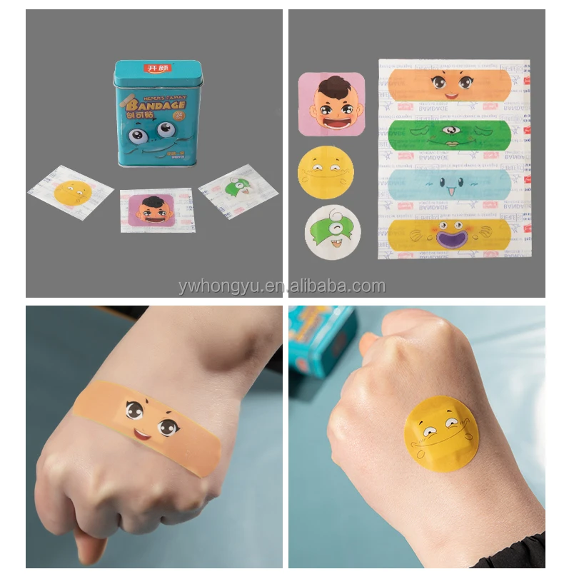 Custom Printed Band Aid Colorful Cartoon Bandage for Baby Children's ...