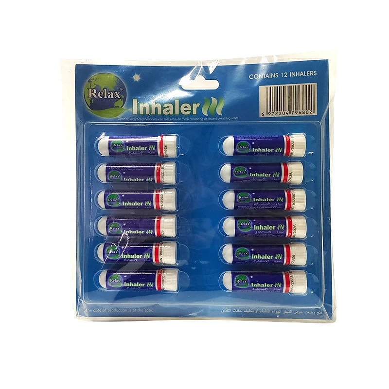 Nasal Inhaler Camphor Menthol Cooling Oil Driving Snorting Refreshing ...