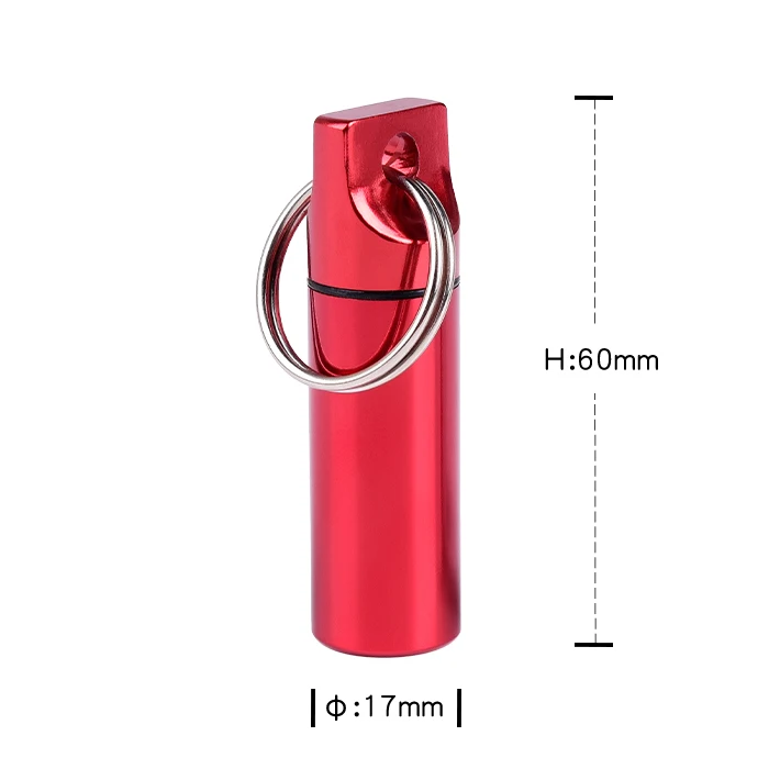Pill Fob,Waterproof Small Pocket Pill Box Keychain,Portable Mini ...