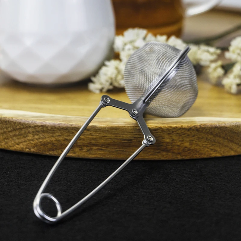Hot Selling Mesh 4.5cm Ball Tea Stainer With Handle - Buy Stainless ...