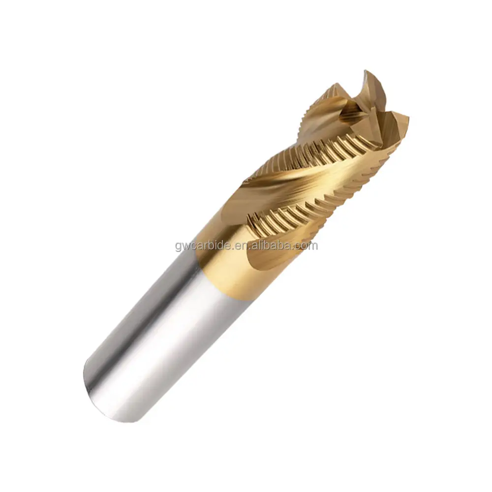 Gw Din844 4 Flutes M2al M35 M42 Solide Carbide Thread Milling Cutter ...
