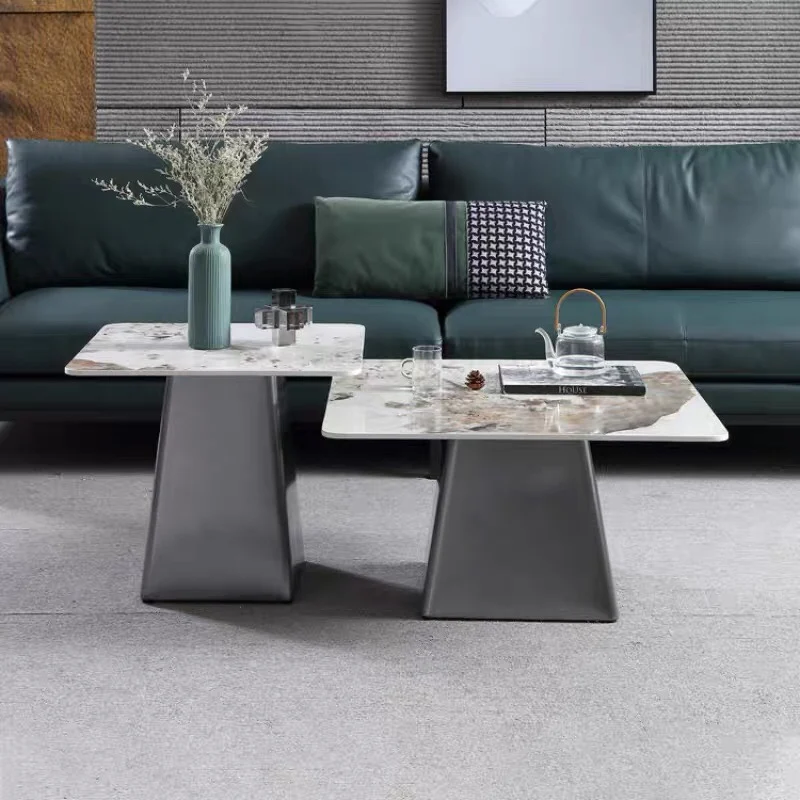 Modern Simple square Coffee Table Living Room Coffee Table Small ...