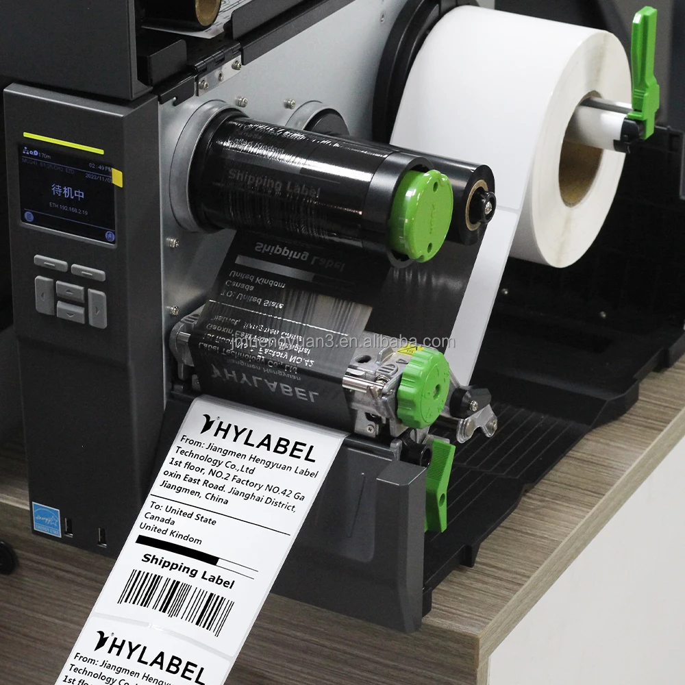 Custom Color Printed Label Thermal Transfer Waybill Adhesive Label ...