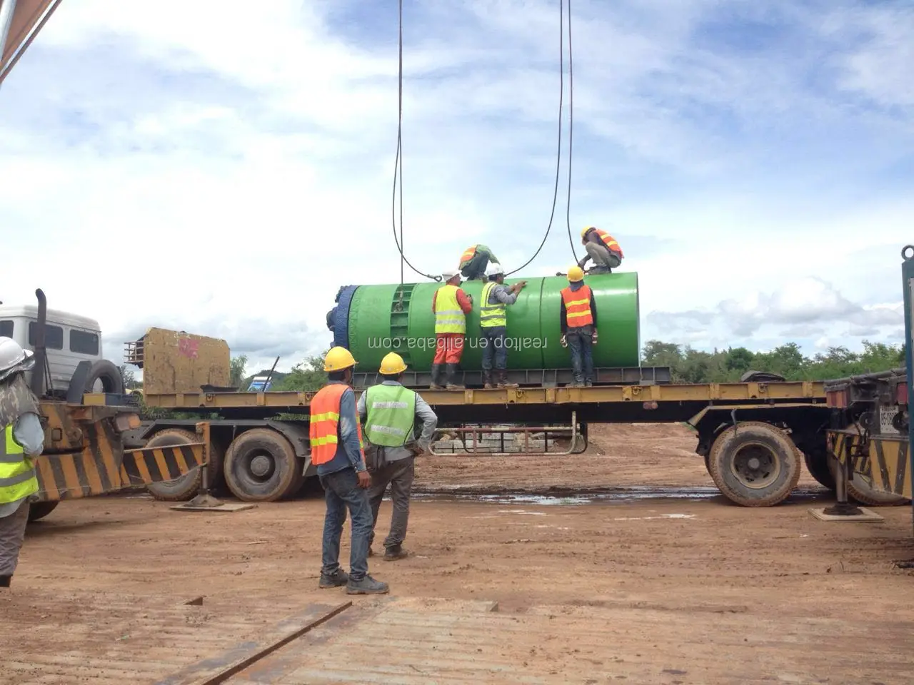 Rock Soil Slurry Balance Dg1200mm Micro Tunnel Boring Machine