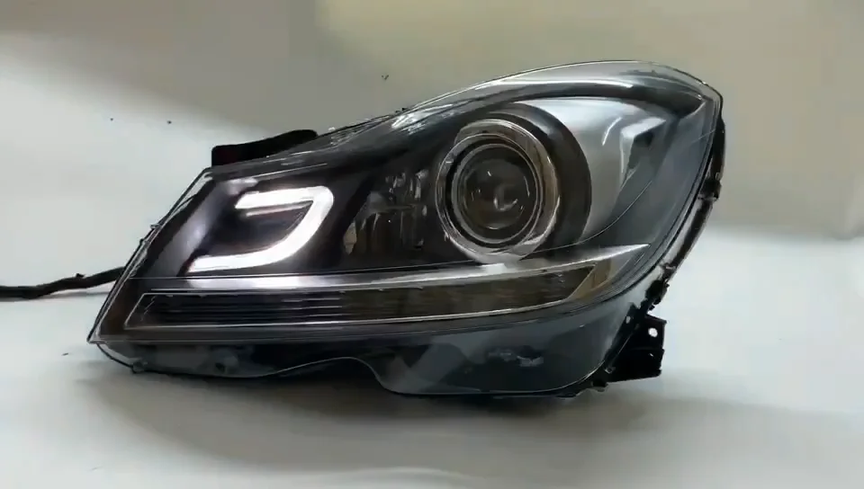 Sjc For Mercedes-benz C-class W204 Headlights Assembly C180 C200 ...