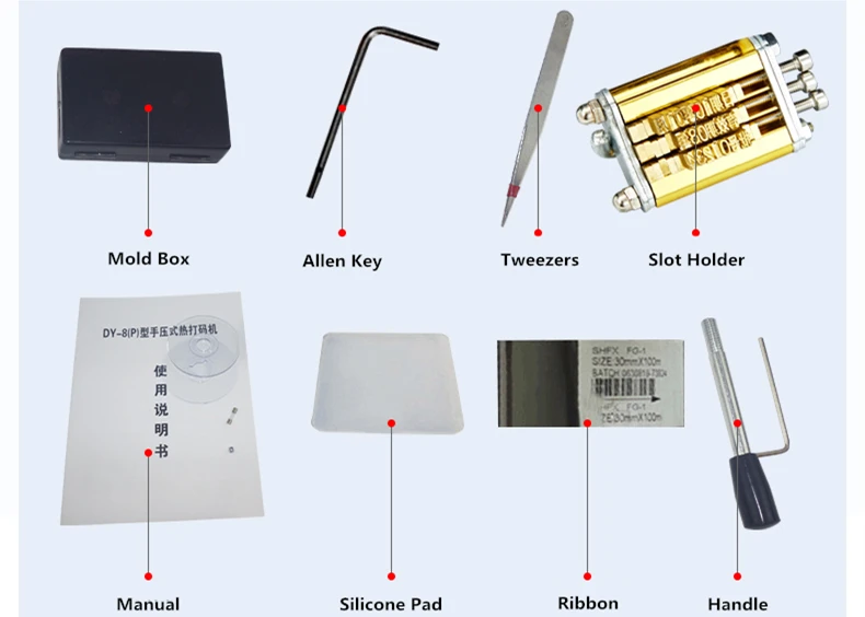 Tebak High Quality Electric Ribbon Manual Batch Coding Printing Machine ...