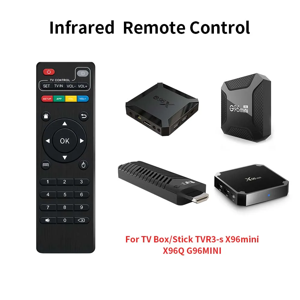 Ir/voice Remote Control for Android TV Box - Universal Cloning